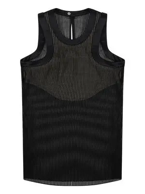 Sacai Chiffon Top - Black