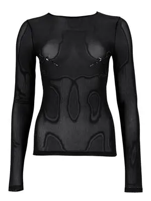 JEAN PAUL GAULTIER Needles Top - Black