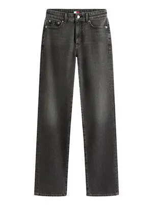 Tommy Hilfiger Faded Straight-leg Jeans - Grey