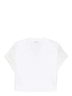 Brunello Cucinelli V-neck T-shirt - White