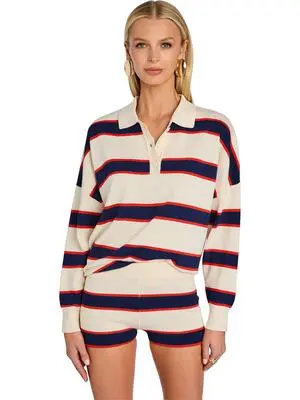 SEROYA Taby Sweater - Eggshell Stripe