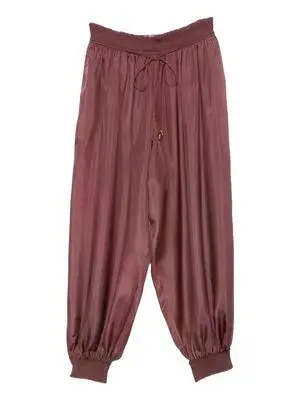Zimmermann Elasticated-Waistband Trousers Purple