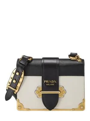 Prada Cahier Crossbody - White