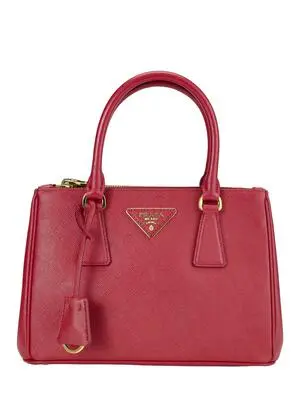 Prada Saffiano Galleria Tote - Red