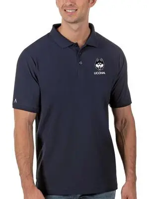 ANTIGUA Uconn Huskies Legacy Pique Polo - Navy