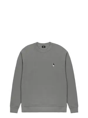 DALIX Relaxed Fit Midweight Fleece Crewneck Sweatshirt - Shadow