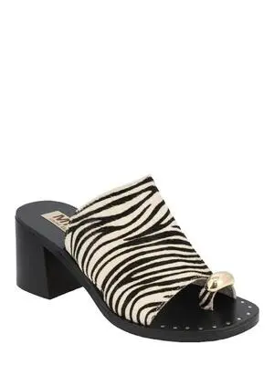 Mia Nikita Slide Sandal - Zebra/black
