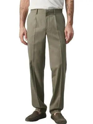 Mango Slim Fit Trousers - Green