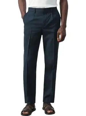 MANGO Slim Fit Trousers