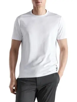 Mango Slim Fit Comfort Stretch T-shirt - White