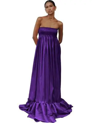 SEZ Rosette Gown - Medium Purple