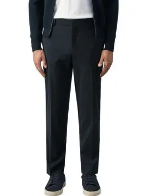 Mango Slim Fit Dress Pants - Navy