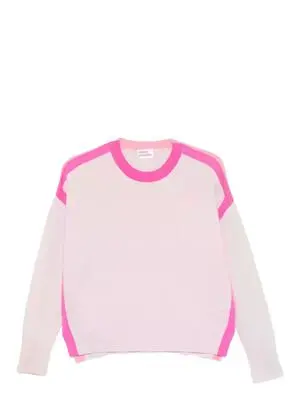 From Future Side-stripe Sweater - Pink