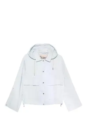 Herno Hooded Drawstring Jacket - Blue
