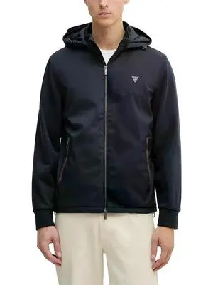 Guess Zip Hooded Jacket - Blue