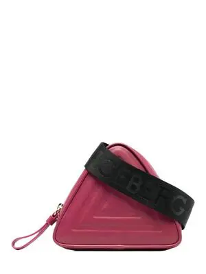 Iceberg Leather Triangle Belt Bag - Pink
