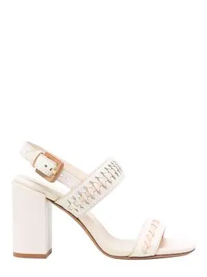 Zimmermann Alchemy Woven-strap Block-heel Sandals - Neutrals