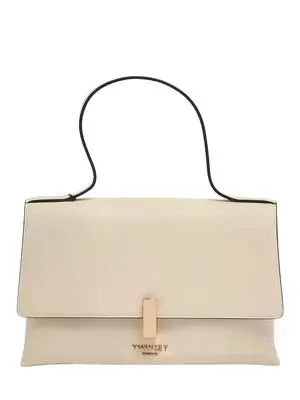 TWINSET Logo-plaque Foldover Clutch - Neutrals