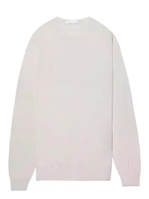 ROBERTO COLLINA Crew-neck Long-sleeve Sweater - Neutrals