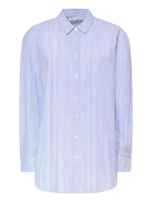 MC2 SAINT BARTH Striped Shirt - Blue
