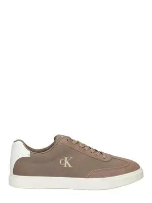 Calvin Klein Brooke Logo-detail Panelled Sneakers - Brown
