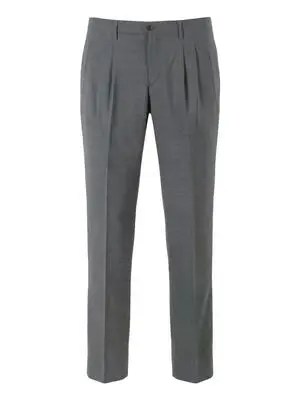 BRIGLIA 1949 Tailored Pleated Trousers - Grey