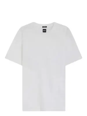 BOSS Waffle-knit T-shirt - White