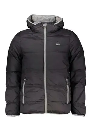 LA MARTINA Hooded Padded Jacket - Black