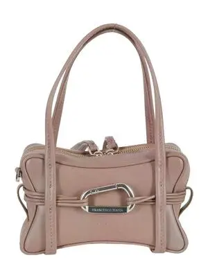 BIASIA Mini Edwige 4ever Leather Tote - Neutrals