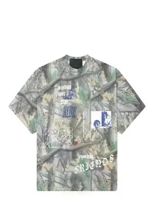 JUNGLES JUNGLES Camo-print T-shirt - Grey