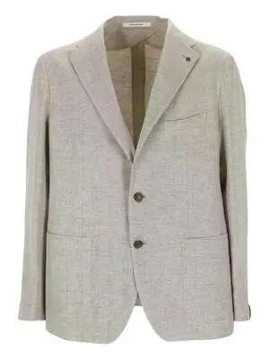 Tagliatore Herringbone-weave Blazer - Neutrals