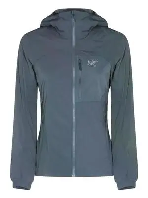 Arc'teryx Logo-embroidered Hooded Jacket - Blue