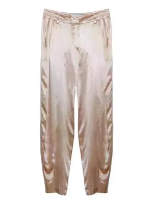 GENNY Silk Trousers - Neutrals