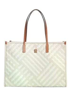 Tommy Hilfiger Logo-plaque Tote Bag - Neutrals