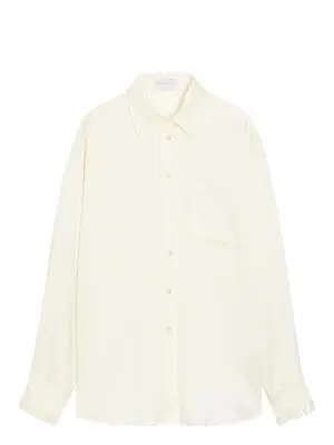 STELLA MCCARTNEY Embellished Satin-Crepe Shirt