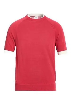 Eleventy Cotton Sweater - Red