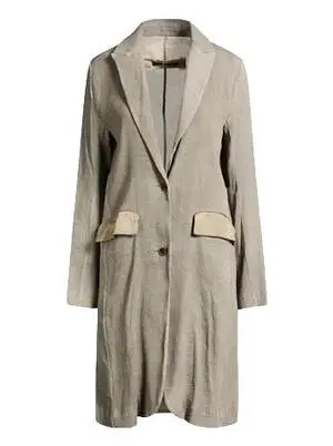 UMA WANG Linen-blend Overcoat - Grey