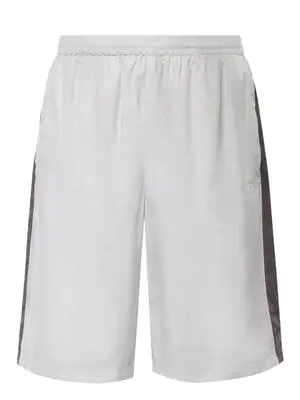 Balenciaga Logo-embroidered Shorts - Grey