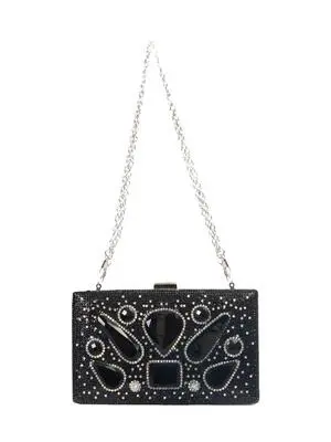 LAUREN LORRAINE Sheena Clutch Black