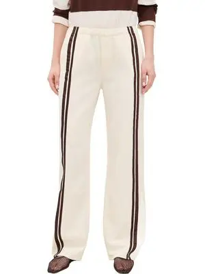 Rag & Bone Featherweight Logan Pull On Track Pants - Ecru Sport