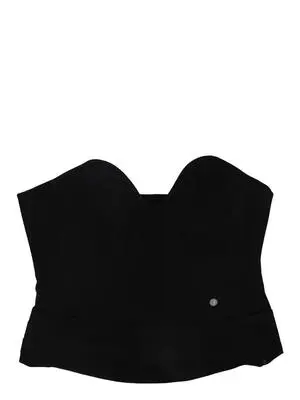 NAFSIKA SKOURTI Strapless Top - Black