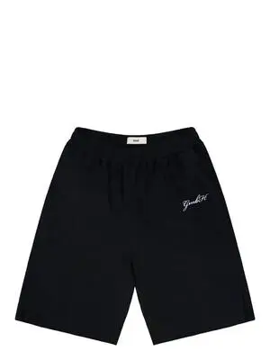 GMBH Logo-embroidered Bermuda Shorts - Black