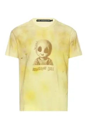 Andersson Bell Alien Machinery Cotton T-shirt - Yellow