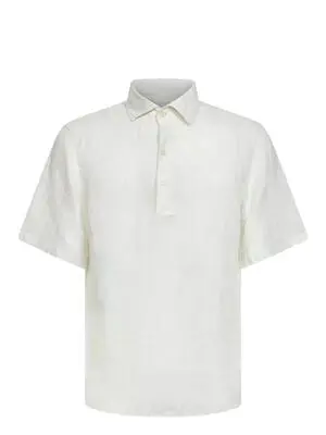 MC2 SAINT BARTH Raphael Linen Polo Shirt - Neutrals