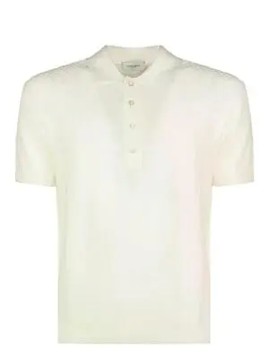 PAOLO PECORA Textured Polo Shirt - White