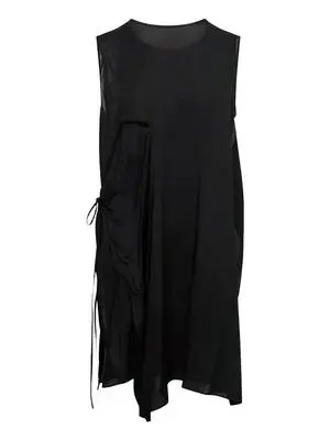 Yohji Yamamoto Double-layer Top - Black