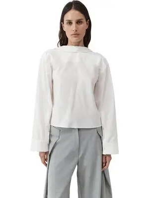 ST. AGNI Reverse Shirt - White