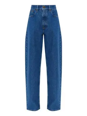 JIL SANDER High-waisted Jeans - Navy Blue