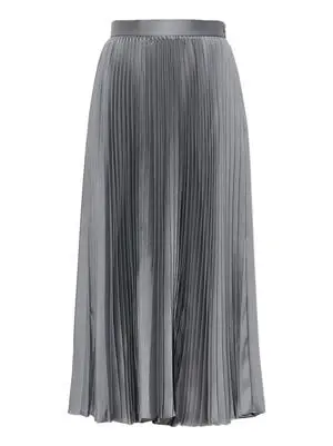 JIL SANDER Pleated Midi Skirt - Grey