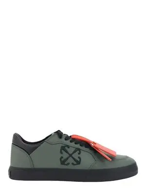 Off-White Low Vulcanized Sneakers - Military Green/black